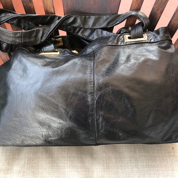 Tohe FZND | Bags | Tohe Fznd Black Leather Satchel Bag Handbag | Poshmark